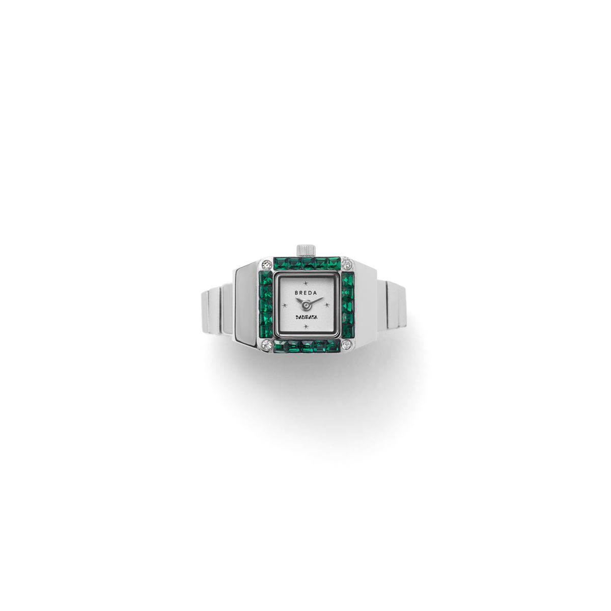 BREDA × DALMATA Time Ring - Silver