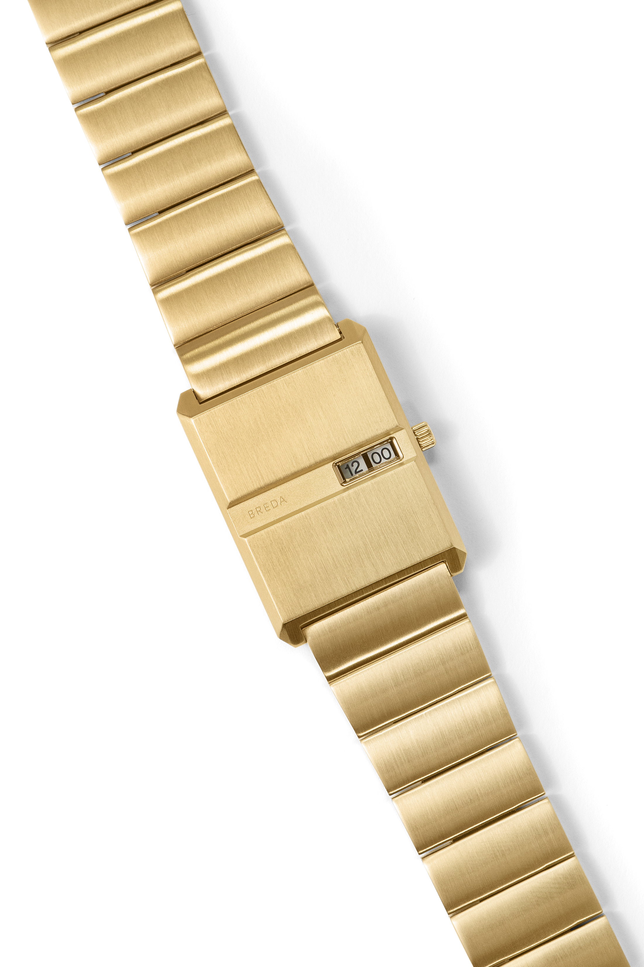 Pulse | A Slim 26mm 18K Gold-Plated Stainless Steel Rectangle Case ...