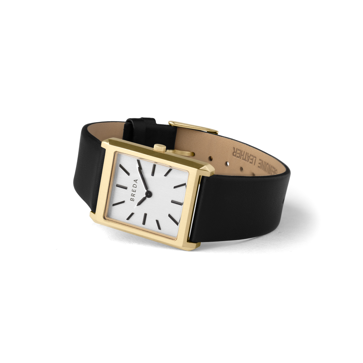 Virgil | Rectangle Watch | Gold/Black | BREDA Watch